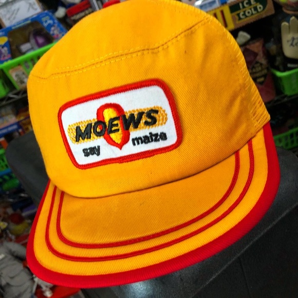 Accessories | Vtg Moews Corn Seed Tractor Farm Trucker Hat Made In Usa ...